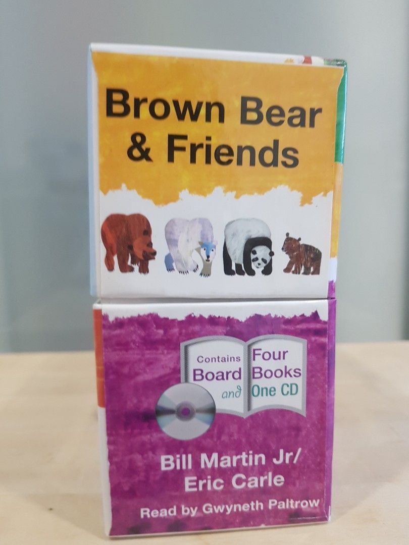 Eric Carle Brown Bear & Friends 4 board books set, Hobbies & Toys ...