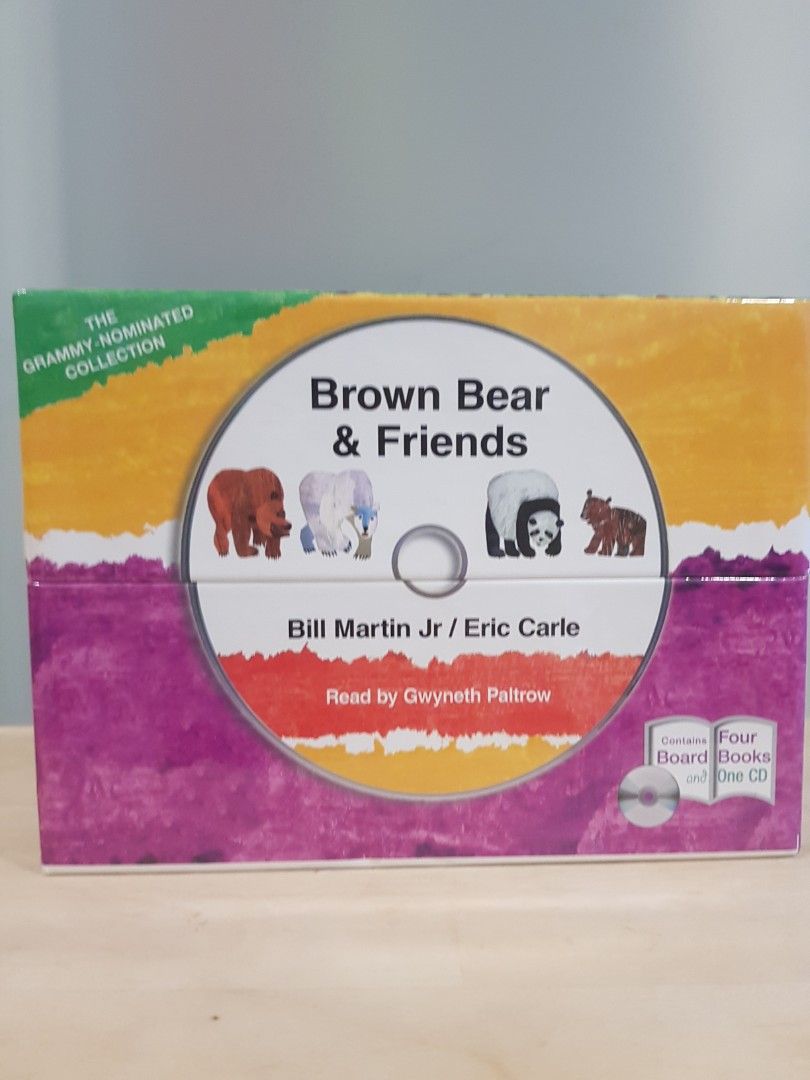Eric Carle Brown Bear & Friends 4 board books set, Hobbies & Toys ...