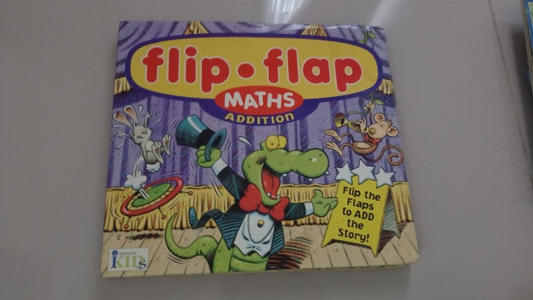 Flip Flap Maths Addition Book, Buku & Alat Tulis, Buku Anak-Anak di ...