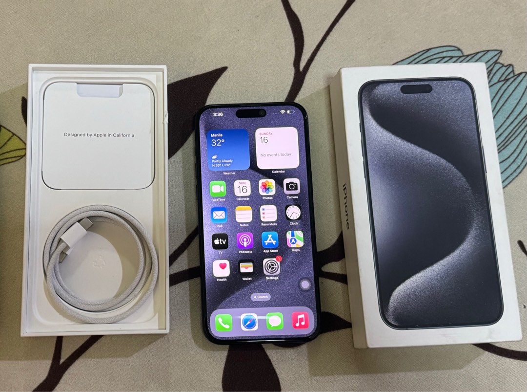 FOR SALE OR SWAP SLIGHTLY USED iPhone 15 PRO MAX NATURAL TITANIUM 256 ...