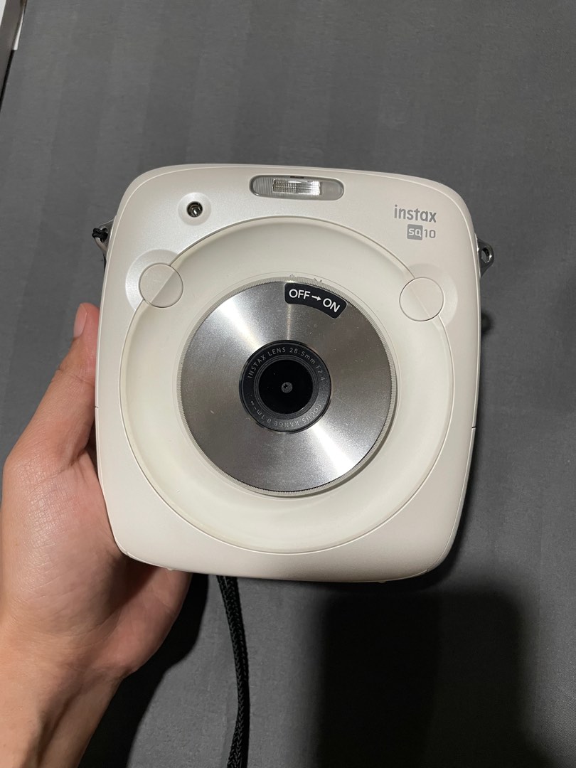 Fujifilm Instax Square SQ10 White - Instant Hybrid Camera, Fotografi di Carousell