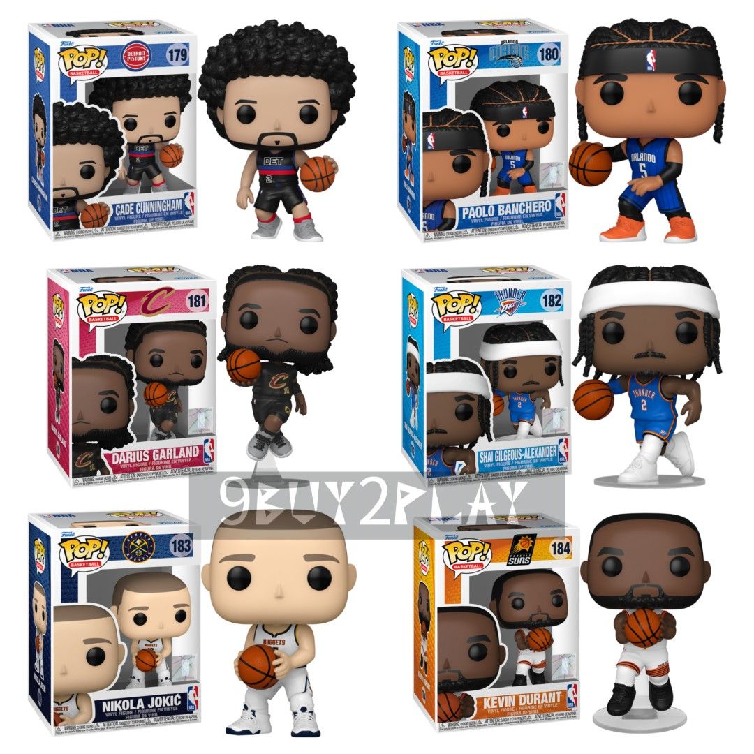 「新貨預訂」Funko POP NBA Basketball Cade Cunningham Paolo Banchero Darius ...