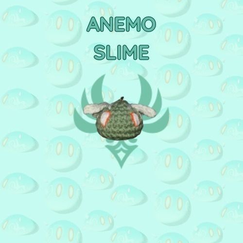 Genshin Impact Elemental Slime Keychain Crochet by YKAbM, Hobbies ...