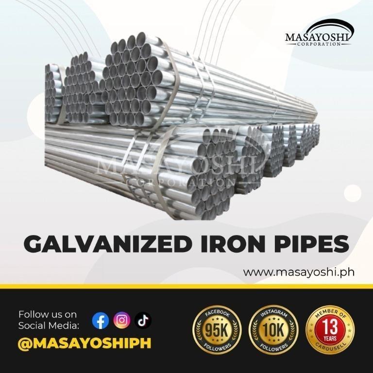GI Pipes 3", Galvanized Iron Pipes Sched 20, G.I. Pipes, Steel Pipe ...
