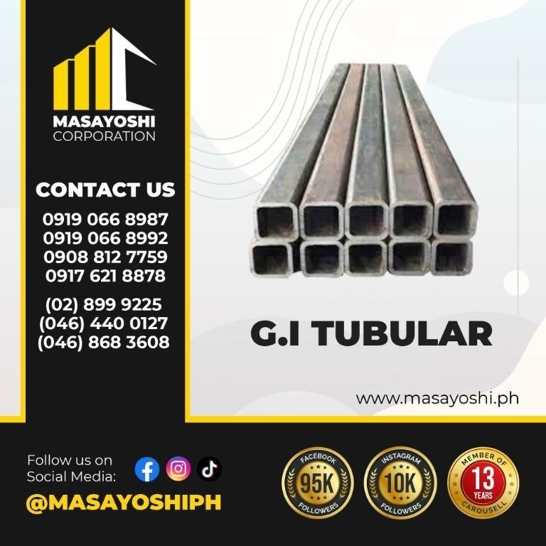 G.I Tubular | Tubular | Galvanized Iron Tubular | Tubular Steels ...