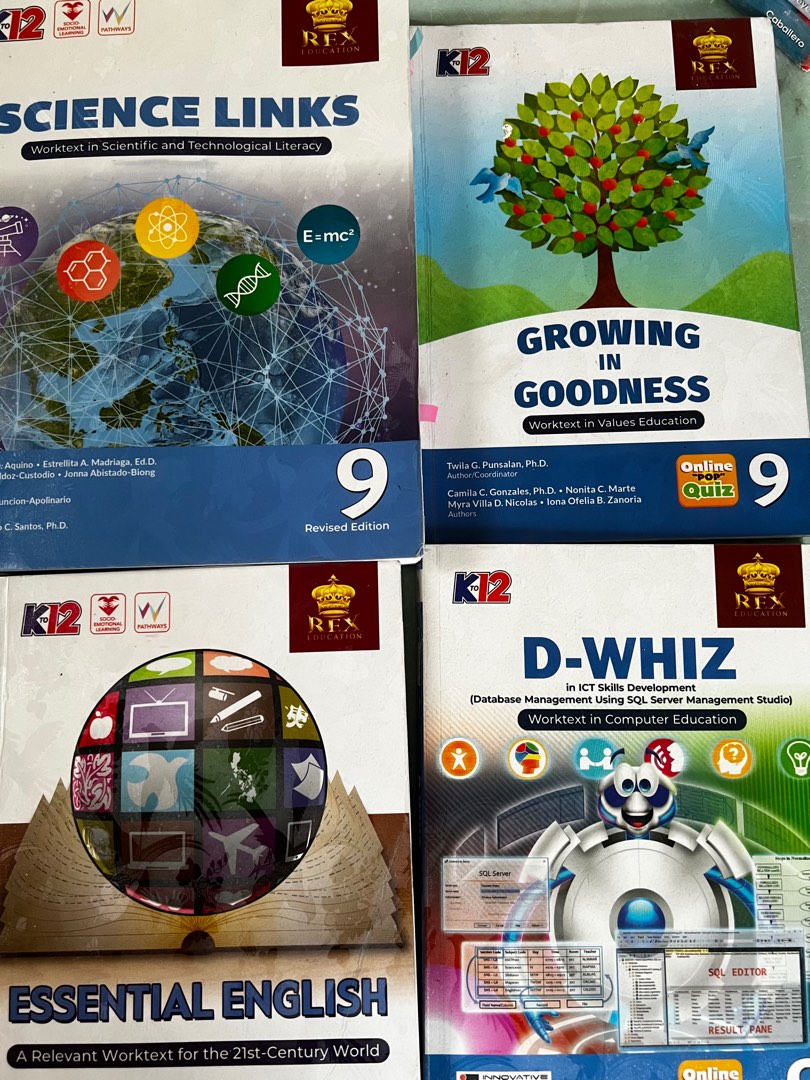 GRADE 9 REX Textbooks, Hobbies & Toys, Books & Magazines, Textbooks on ...