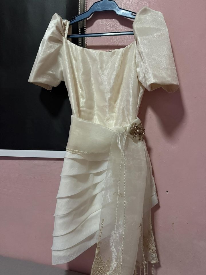 Graduation Modern Filipiniana - For rent only, Women's Fashion, Dresses ...