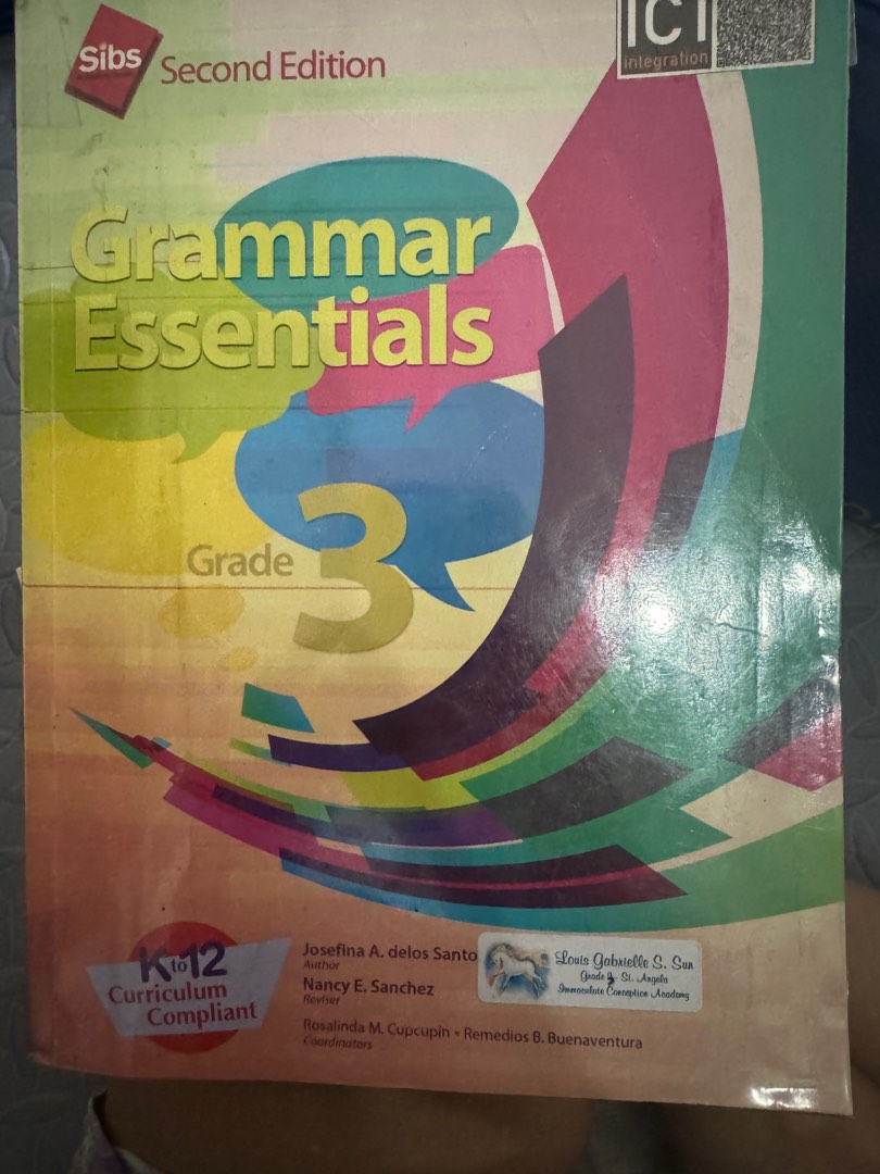 Grammar Essentials Grade 3, Hobbies & Toys, Books & Magazines ...