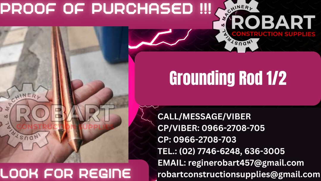 Grounding Rod 1/2, Commercial & Industrial, Construction Tools ...