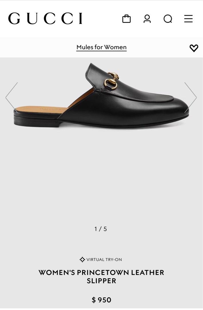 Gucci Mule, Women's Fashion, Footwear, Slippers and slides on Carousell
