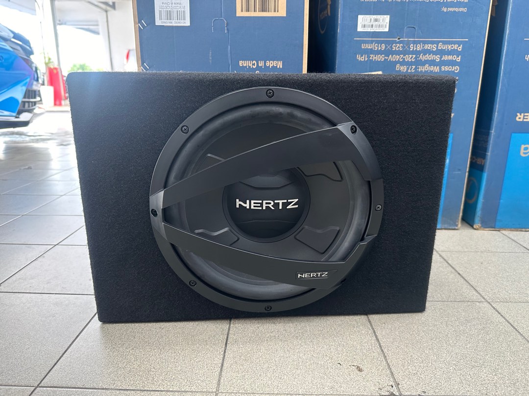 HERTZ DBX 30.3 - 12 INCH SUBWOOFER 1000 WATT SUB BOX, Audio, Soundbars ...