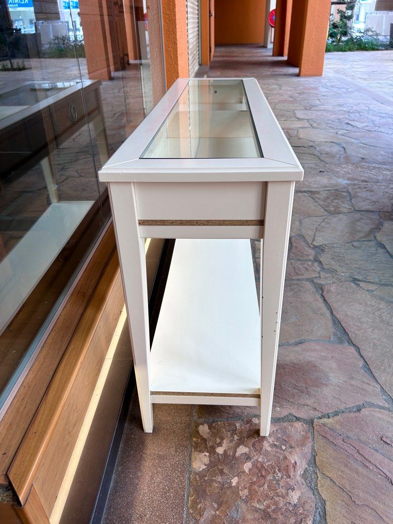 Ikea LIATORP Glass TOP console table, Furniture & Home Living ...