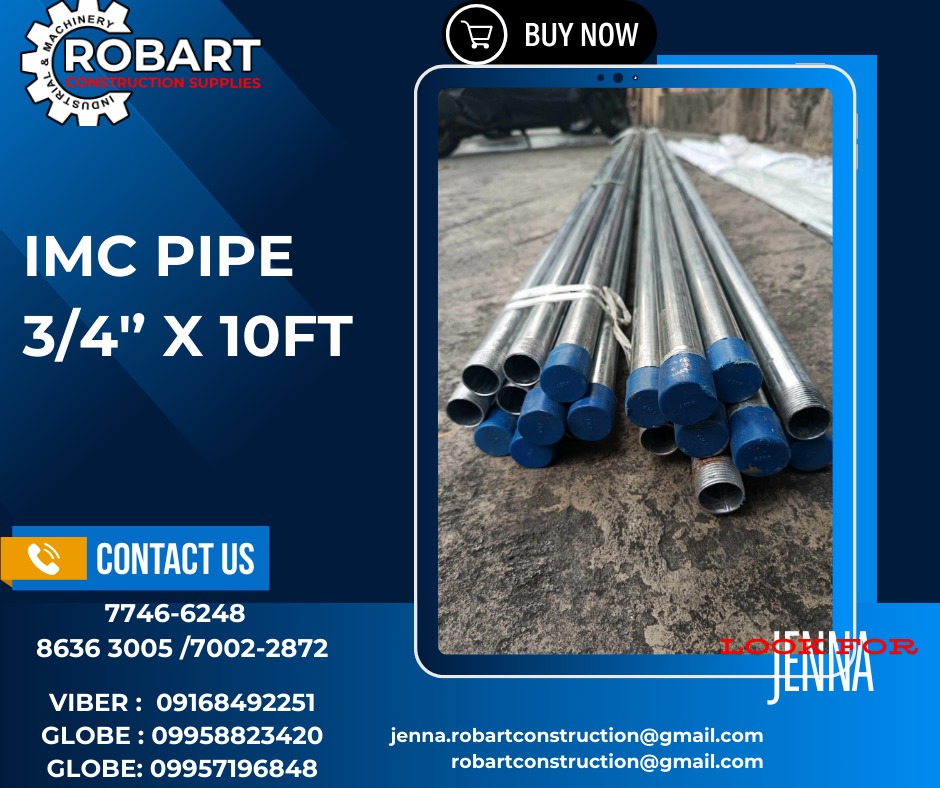 imc pipe 3/4'', Commercial & Industrial, Construction Tools & Equipment ...
