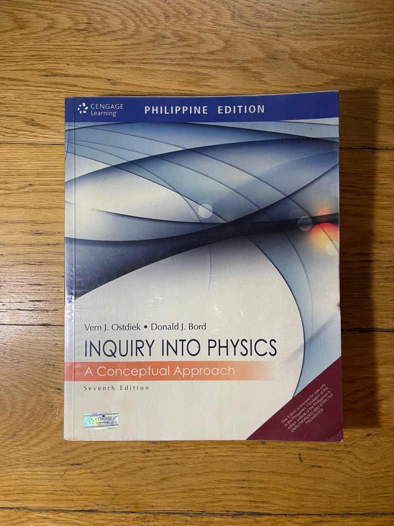Inquiry Into Physics (7th edition by Ostdiek and Bord), Hobbies & Toys ...