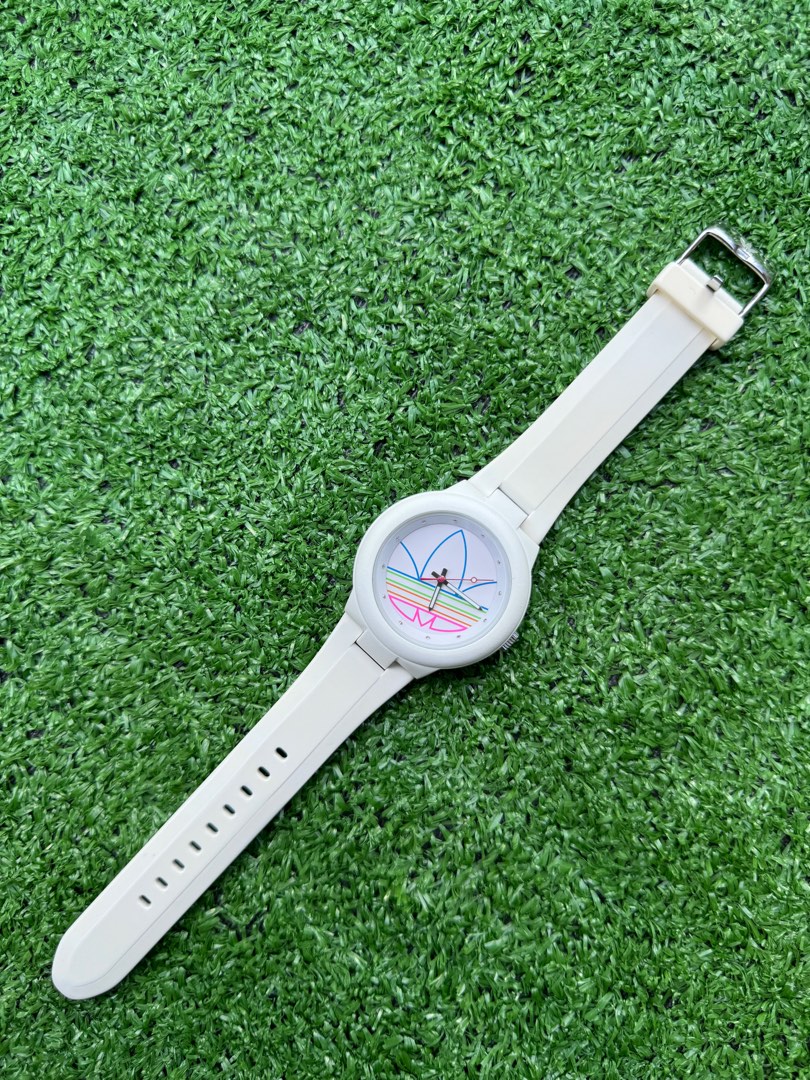 Jam Adidas Santiago Putih Rambo, Men's Fashion, Watches & Accessories ...