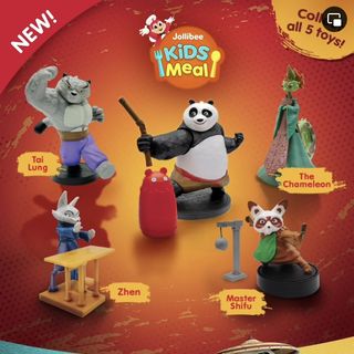 Jollibee Kids Meal Kung Fu Panda 4 PO PANDA March 2024, Hobbies & Toys ...