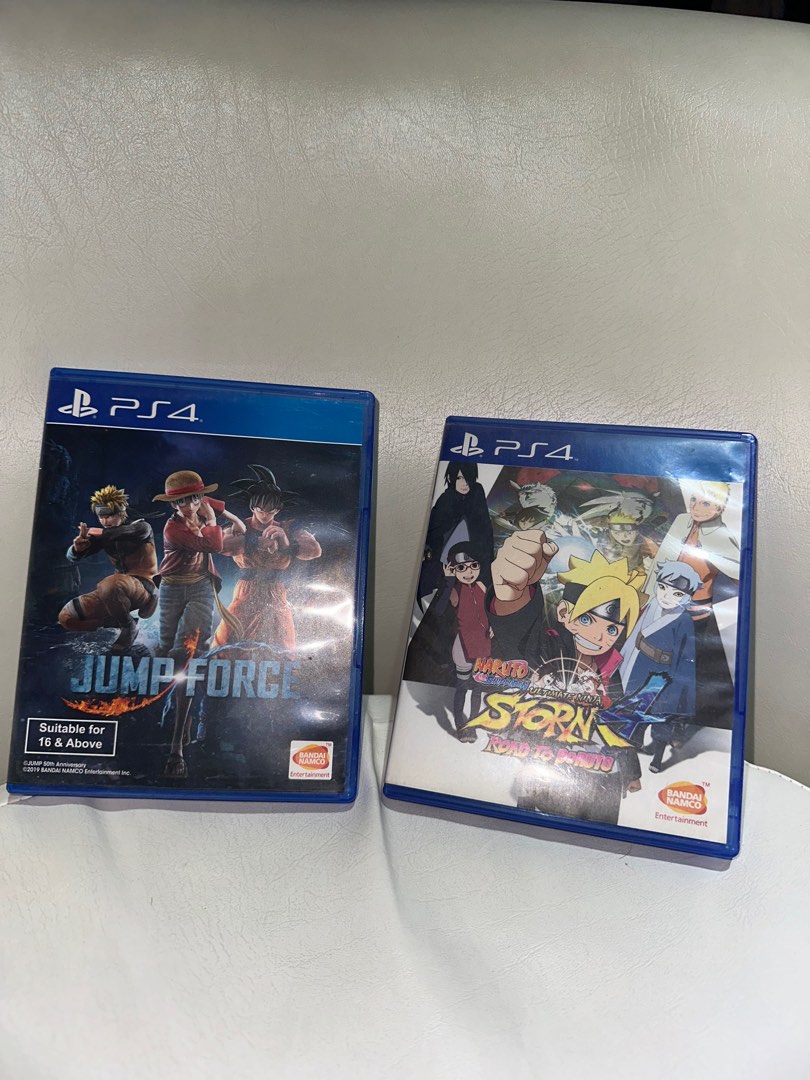 BUNDLE jump force / naruto ultimate ninja storm 4 road to boruto ps4 games, Video Gaming, Video ...