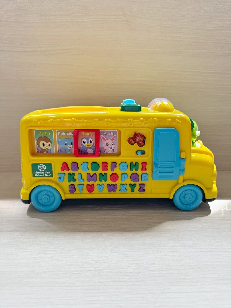 LeapFrog Phonics Fun Animal Bus educational toy, Babies & Kids, Infant ...