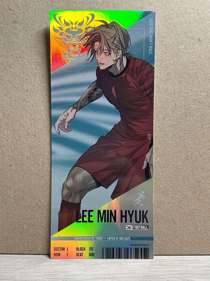 [LEZHIN] Legs That Won’t Walk Lezhin Random Ticket Collection Lee Min ...