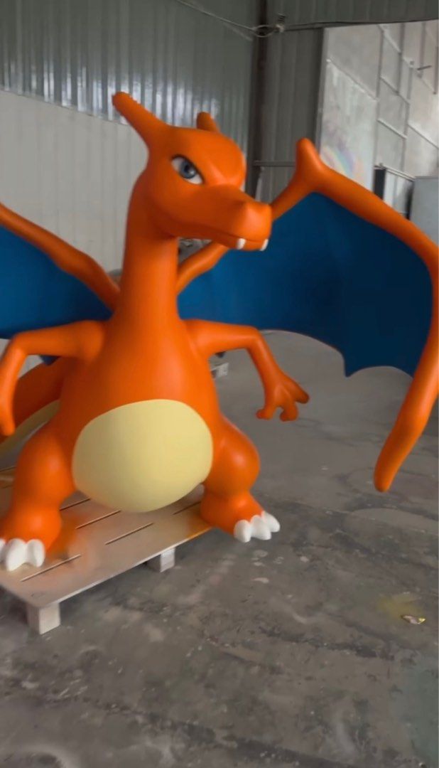 1.7M Life Size Charizard Pokemon Statue Figure Mascot Sculpture ...