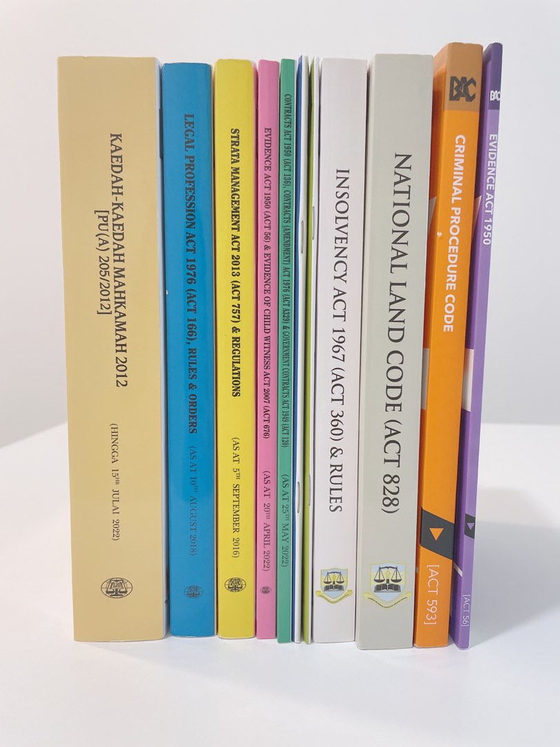 Malaysian Law Book Statute Books, Hobbies & Toys, Books & Magazines ...
