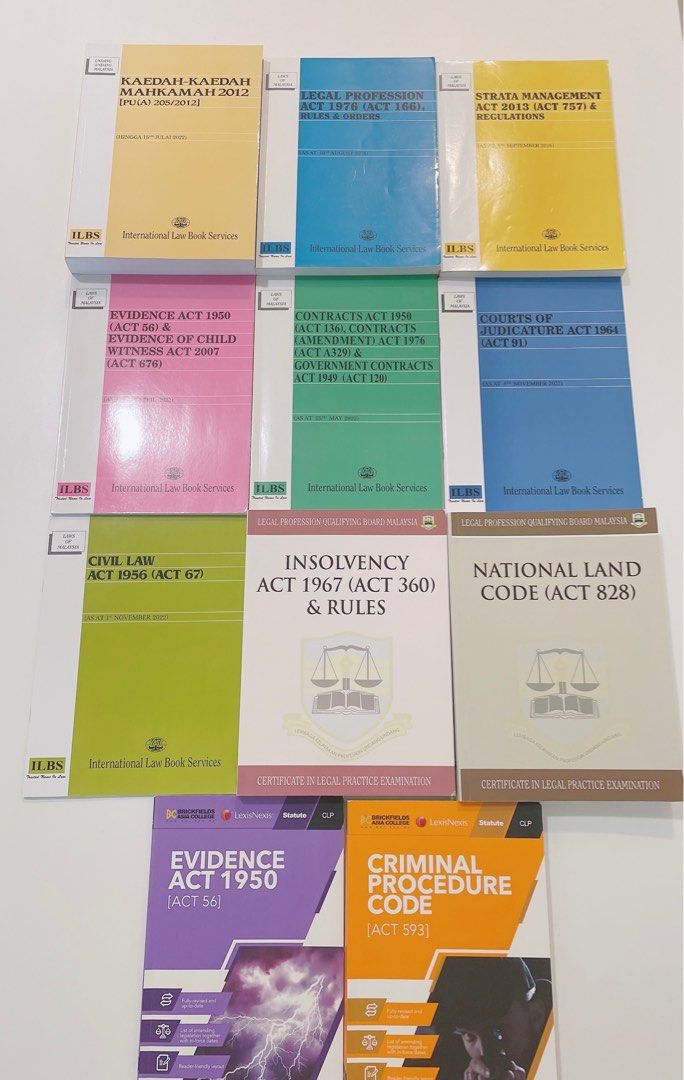 Malaysian Law Book Statute Books, Hobbies & Toys, Books & Magazines ...