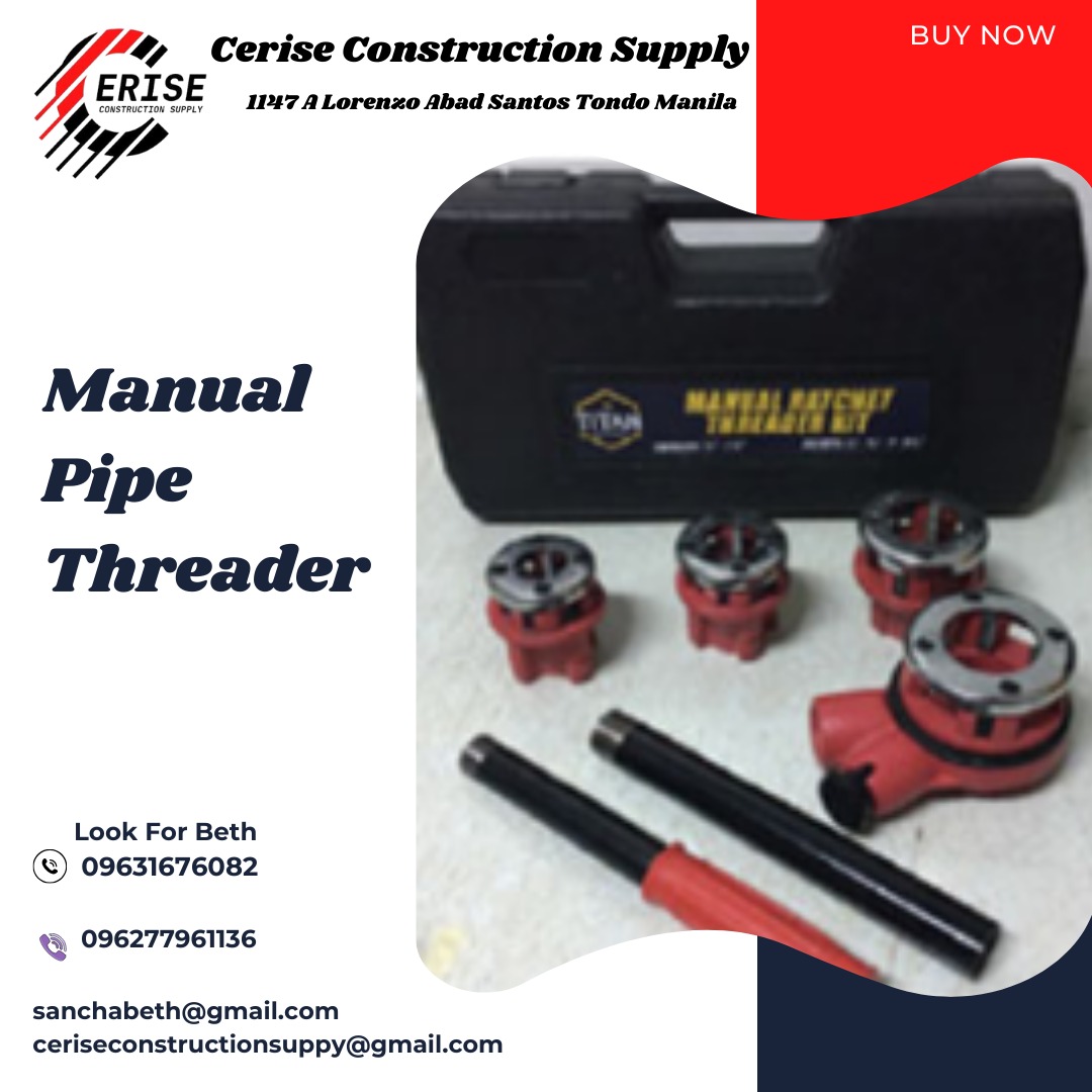 Manual Pipe Threader, Commercial & Industrial, Construction Tools ...