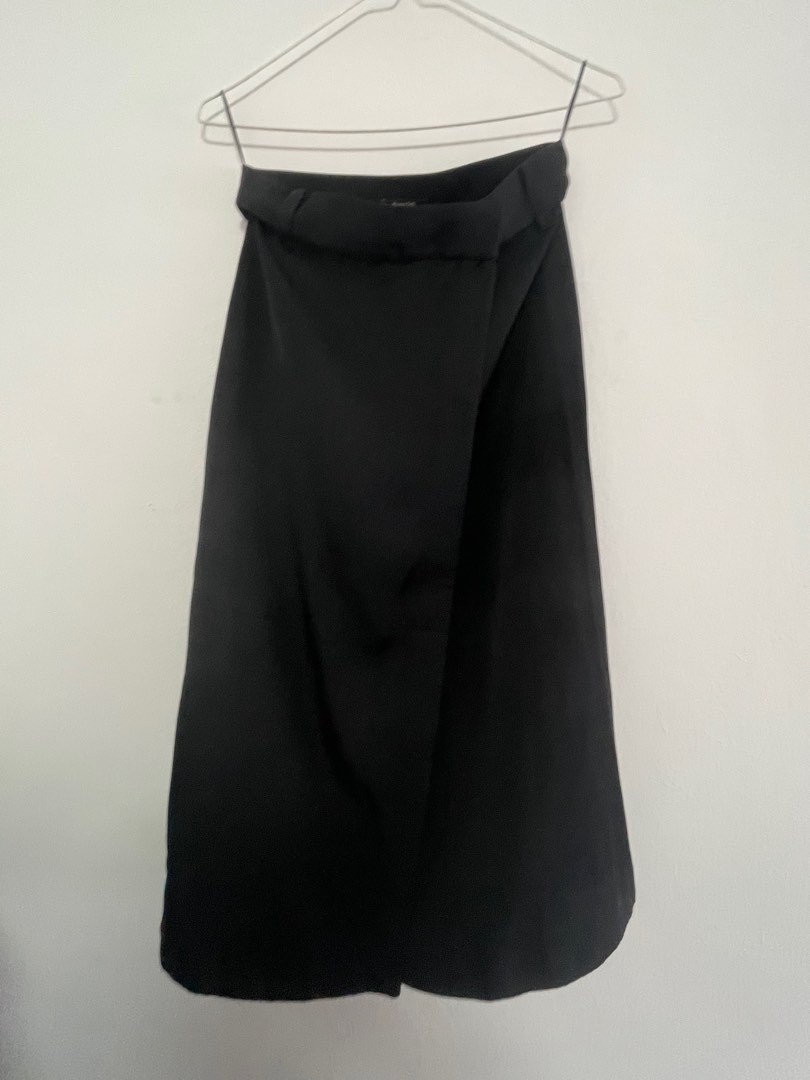 Massimo Dutti Viscose Wrap Midi Skirt, Women's Fashion, Bottoms, Skirts ...