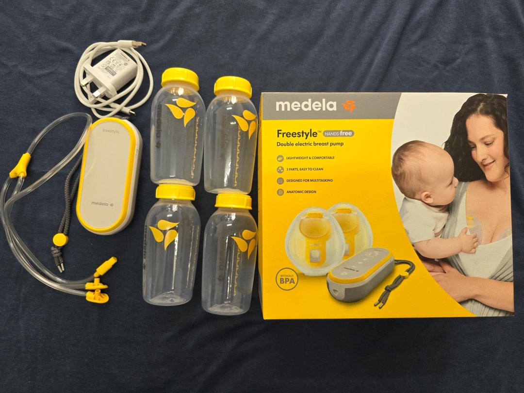 Medele freestyle Handsfree breast pump, Babies & Kids, Nursing ...