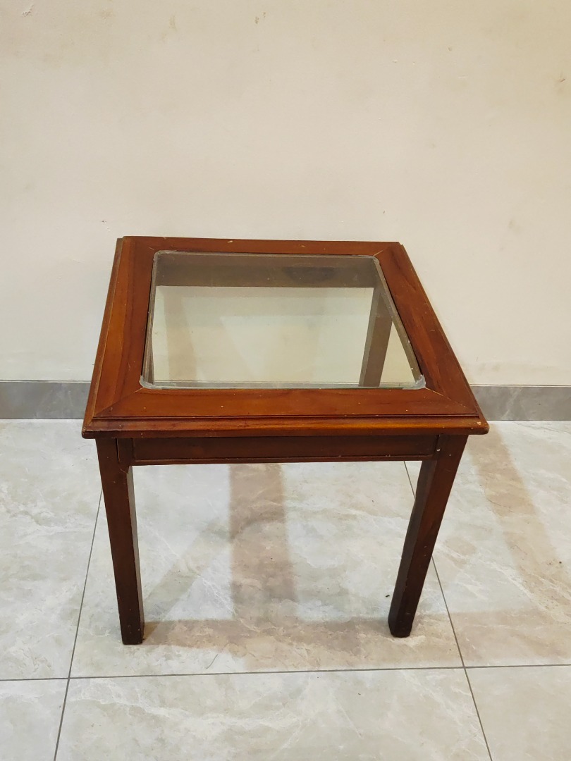 Meja Tamu / Side table kayu jati jepara tua antik, Perabotan Rumah di ...