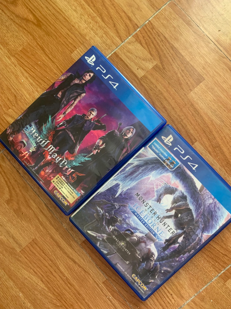 MHW ICEBORNE ME EDITION & DMC 5 FS/FT, Video Gaming, Video Games ...