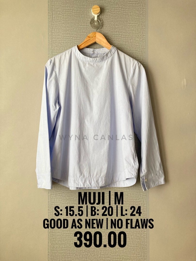 Muji - M, Women's Fashion, Tops, Longsleeves on Carousell
