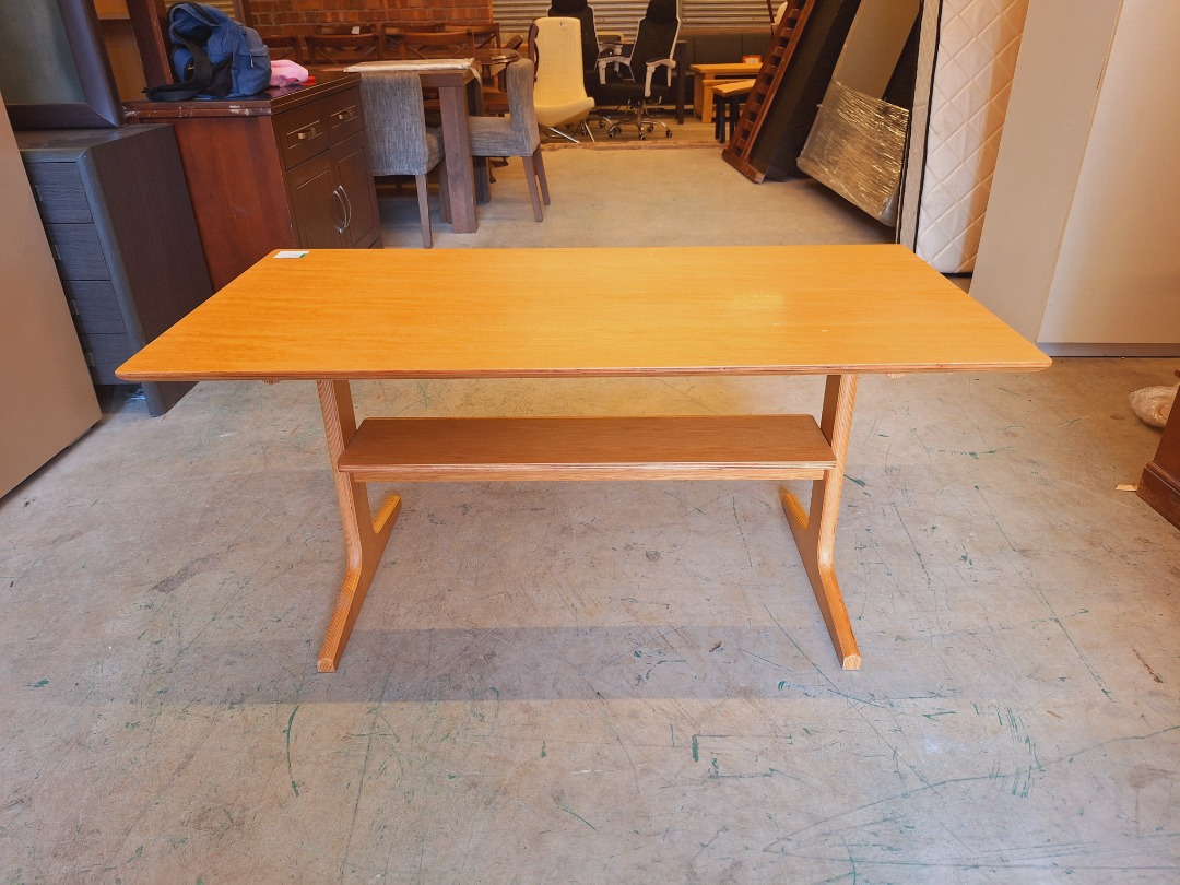 MUJI Solid Oak Wooden Dining Table 150x65x60 cm | MUJI, Meja Makan Kayu ...