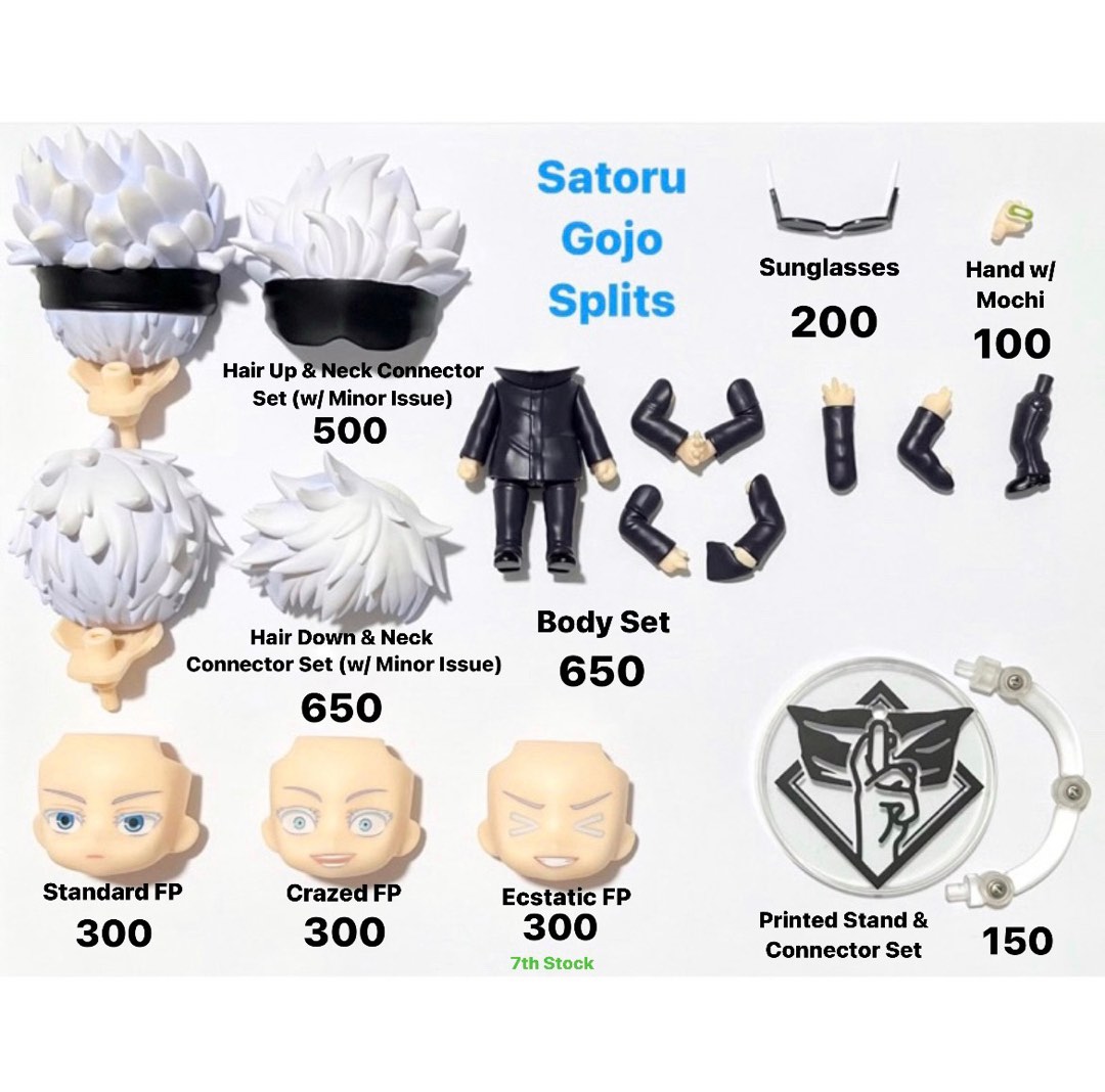 Nendoroid Satoru Gojo Splits (7th Stock), Hobbies & Toys, Toys & Games ...
