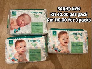 Offspring diapers L size, Babies & Kids, Bathing & Changing, Diapers ...