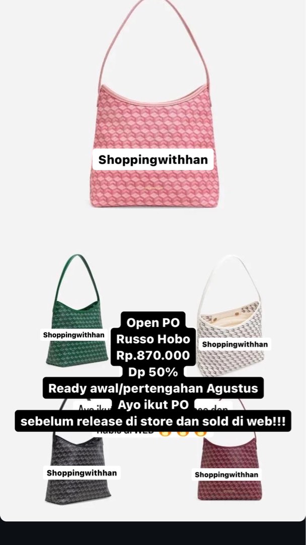 Open PO Hobo Christy Ng (new), Fesyen Wanita, Tas & Dompet di Carousell
