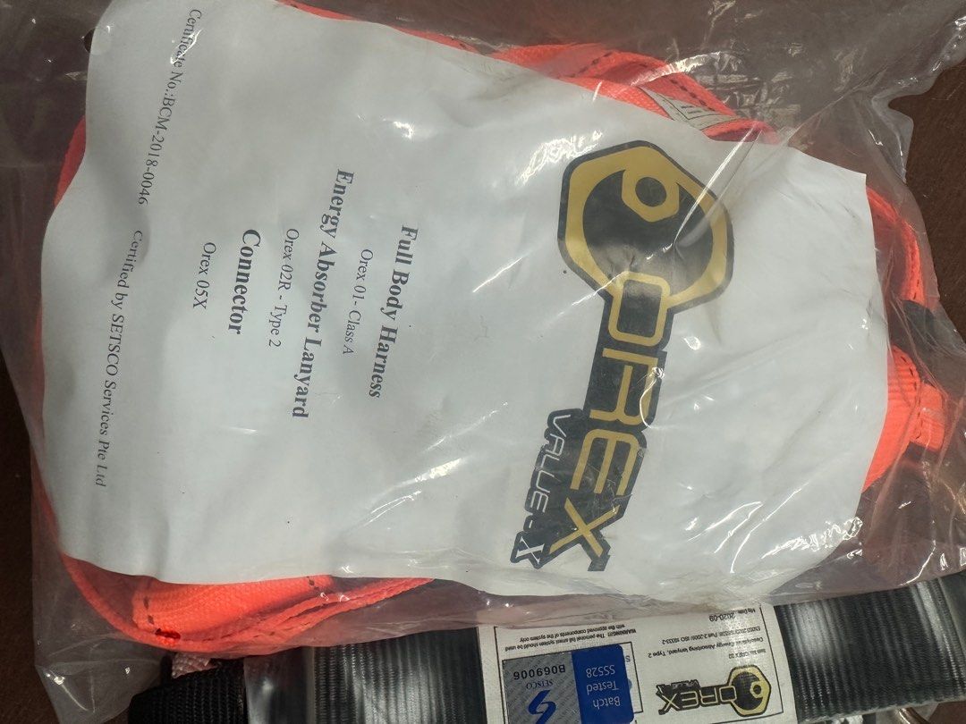 Orex safety Full Body Harness, Health & Nutrition, Braces, Support ...
