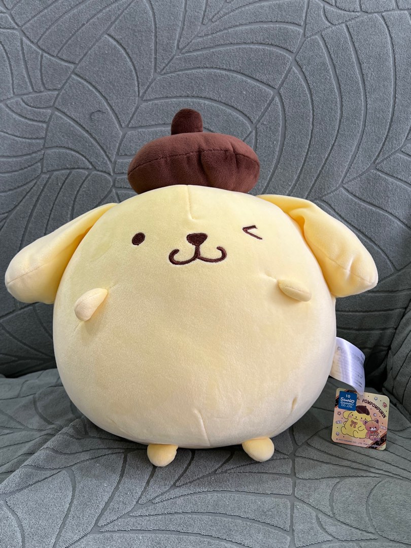 Pompompurin Winking Squish Mallow Plush, Hobbies & Toys, Toys & Games ...