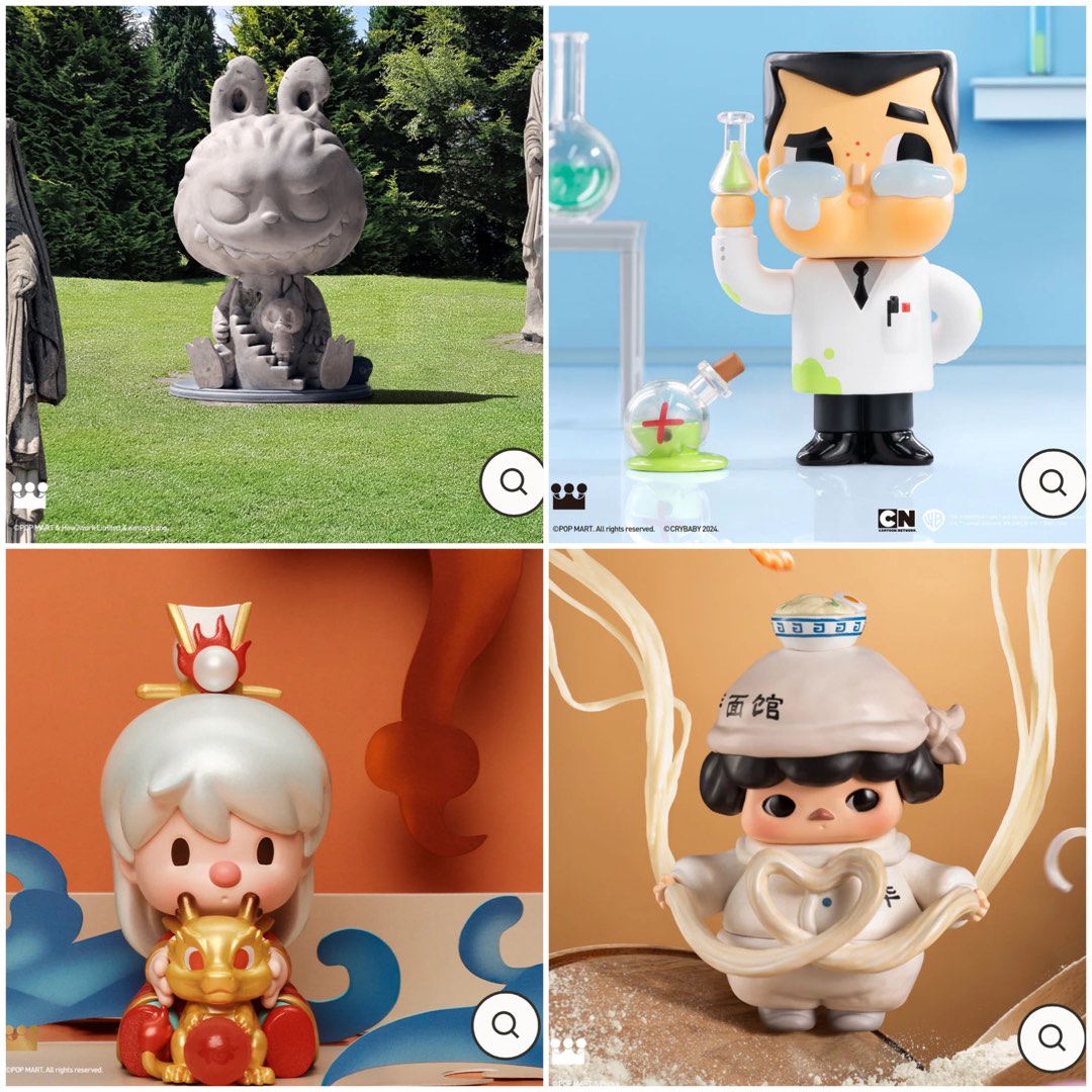 WTT/WTS Popmart blind box- crybaby, labubu,hacipupu,pucky,teletubbies ...