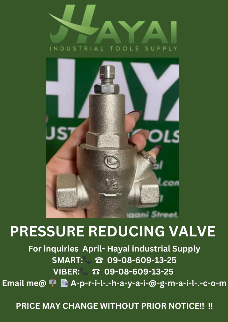 Pressure reducing valve, Commercial & Industrial, Construction Tools ...