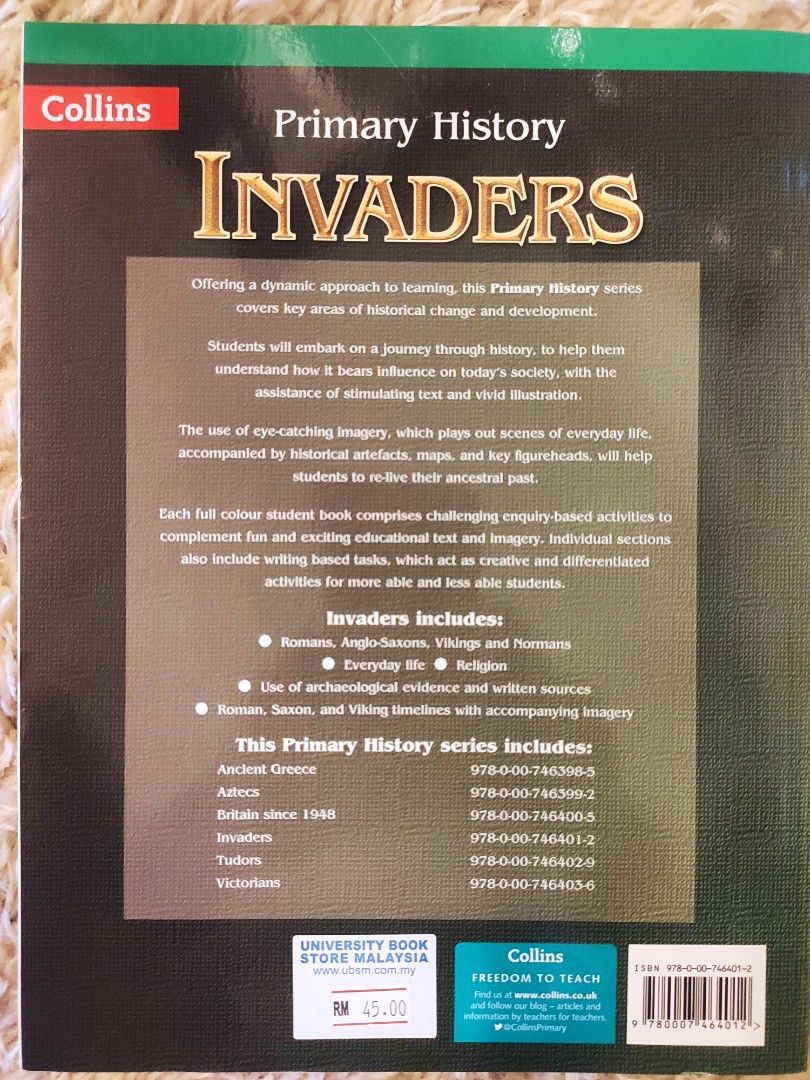 Primary History Invaders, Hobbies & Toys, Books & Magazines, Textbooks ...