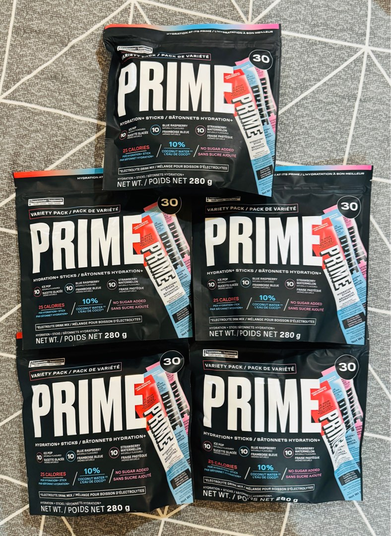 Prime Hydration+ Sticks, Food & Drinks, Beverages on Carousell