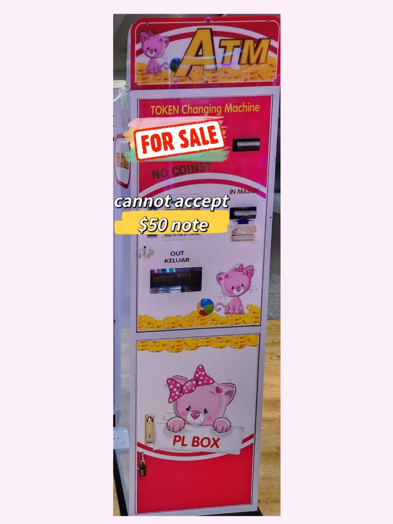 [Promo] Token Machine / Claw Machine for sales, Hobbies & Toys, Toys ...
