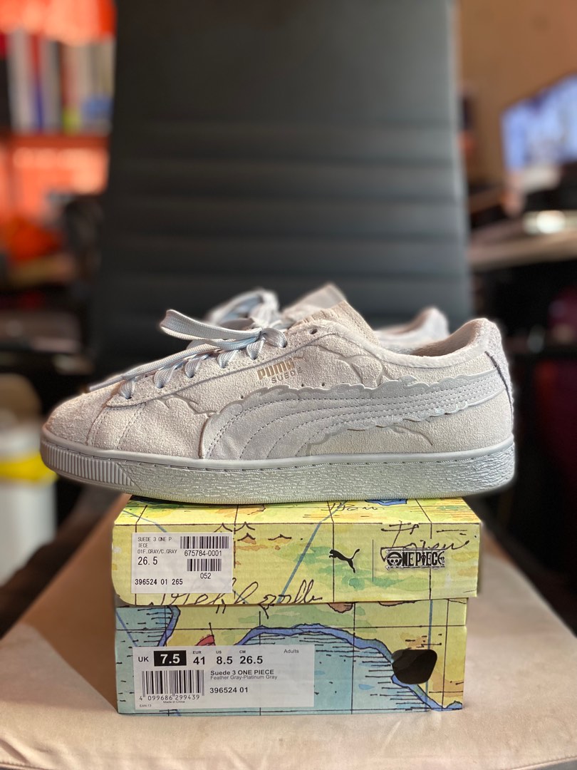 Puma Suede x One Piece ‘Luffy Gear 5’, Men's Fashion, Footwear ...