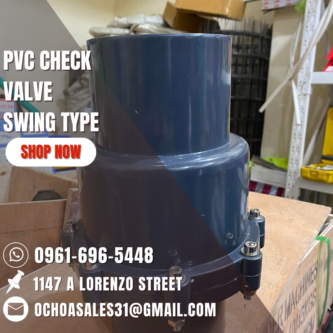 PVC CHECK VALVE SWING TYPE, Commercial & Industrial, Construction ...