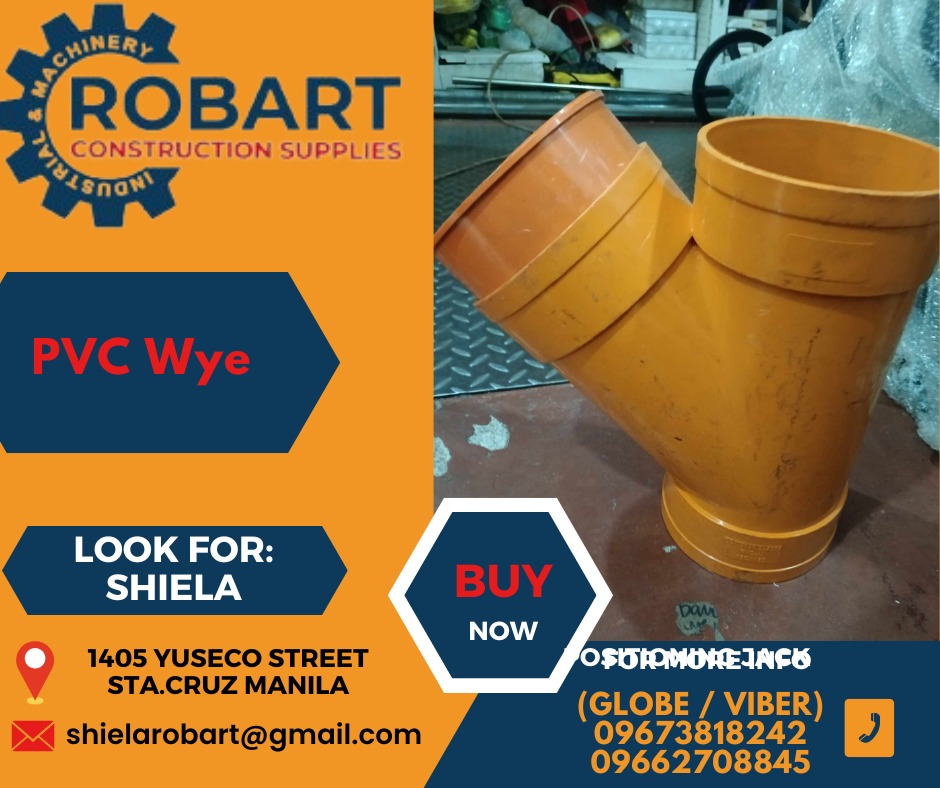 PVC Wye, Commercial & Industrial, Construction Tools & Equipment on ...