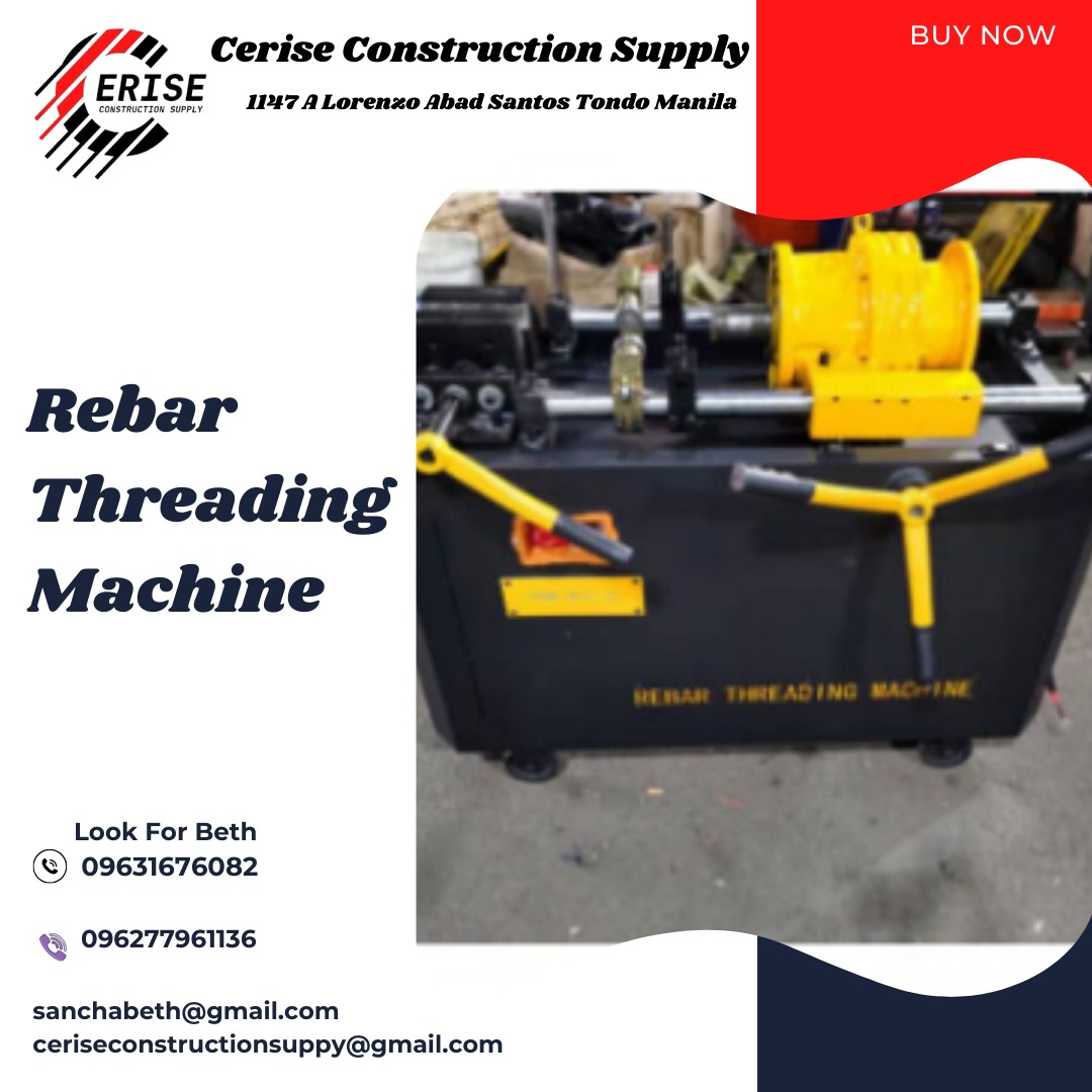 Rebar Threading Machine, Commercial & Industrial, Construction Tools ...