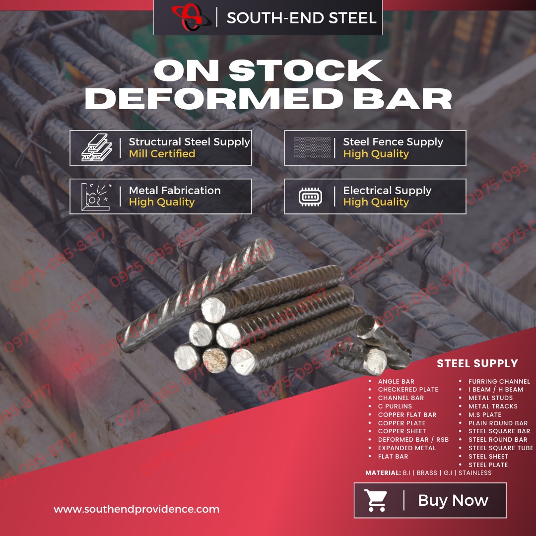 Reinforcing Steel Bars / Corrugated Rebar / Deformed Bar Grade 33 / RSB ...