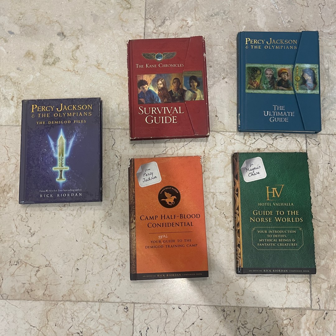 rick riordan - assorted hardbound, Hobbies & Toys, Books & Magazines ...