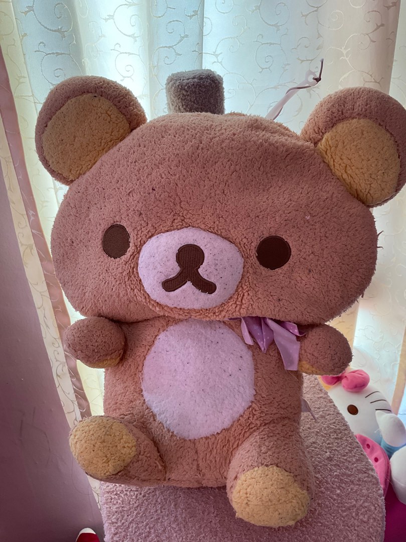 Rilakkuma big head plush (2020) : rilakkuma/korilakkuma rila/kori ...